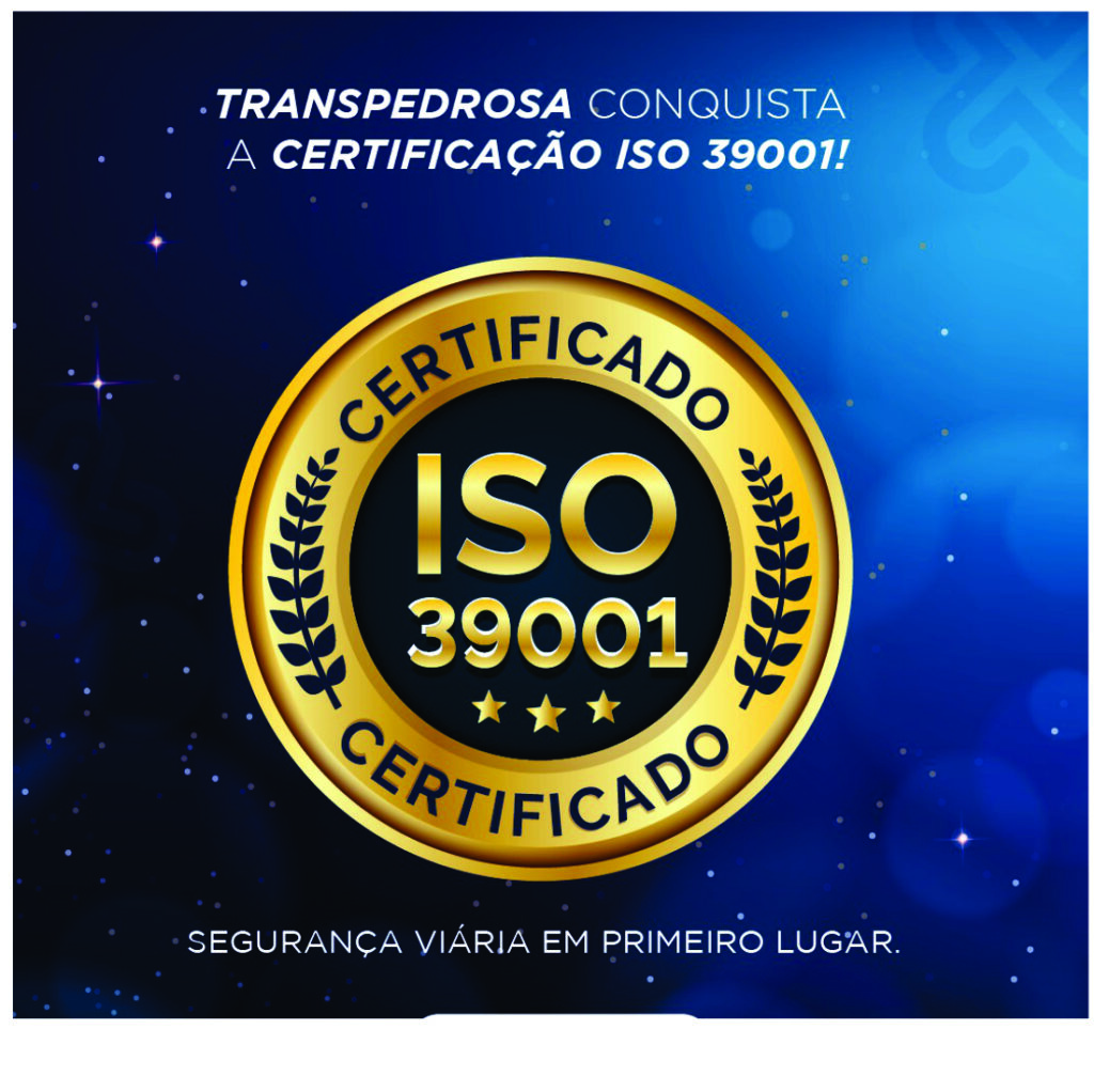 Transpedrosa conquista a certificação ISO 39001 - Transpedrosa